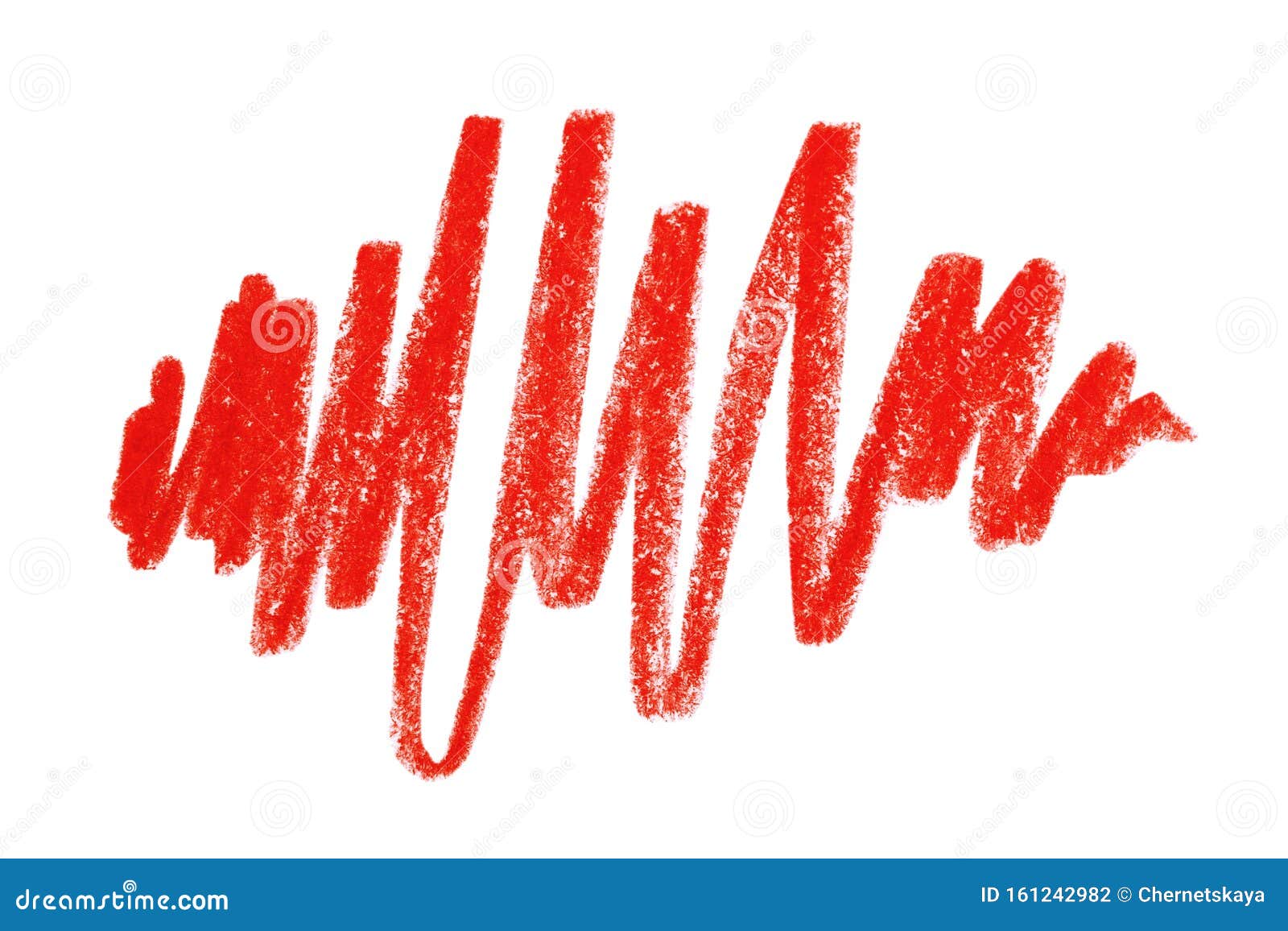 Red Pencil Scribble on White Background Stock Photo - Image of graphic ...
