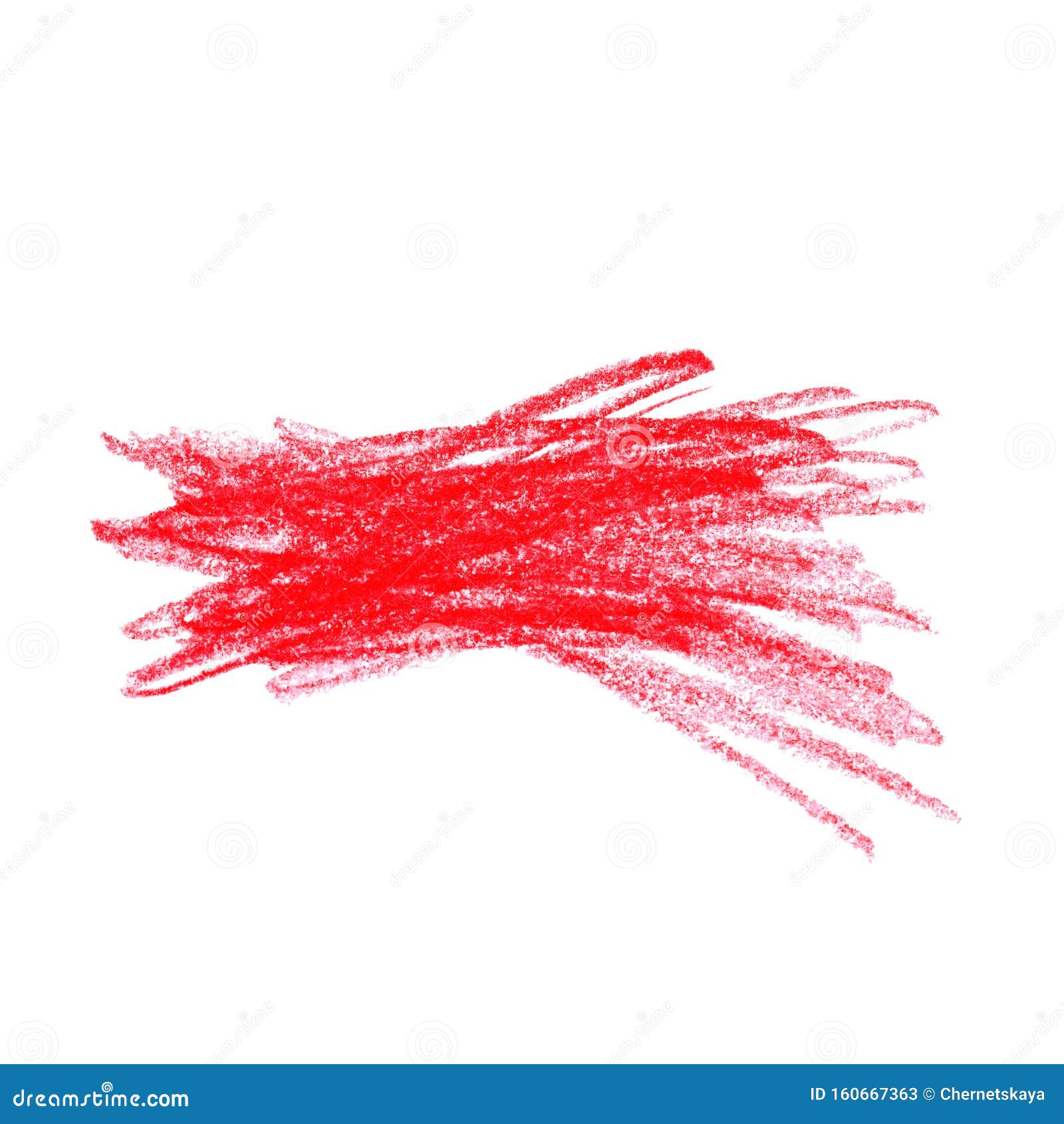 Red Pencil Scribble on White Background Stock Image - Image of design ...