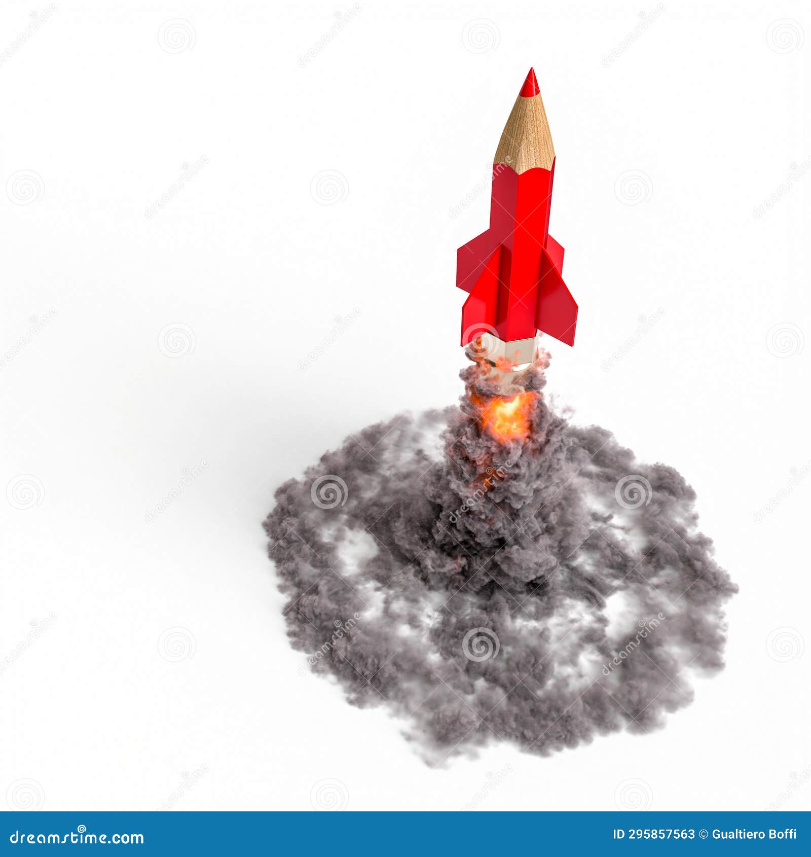 Pencil Shaped Like A Checkmark Symbol. 3D Illustration | CartoonDealer ...