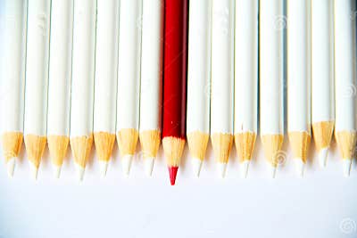 Red Pencil stock image. Image of sharpened, office, pencil - 85991619