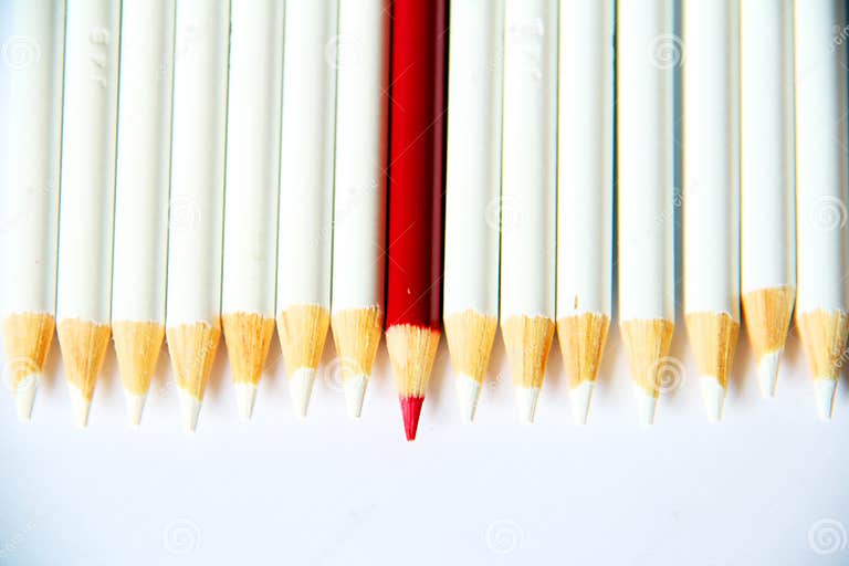 Red Pencil stock image. Image of sharpened, office, pencil - 85991619
