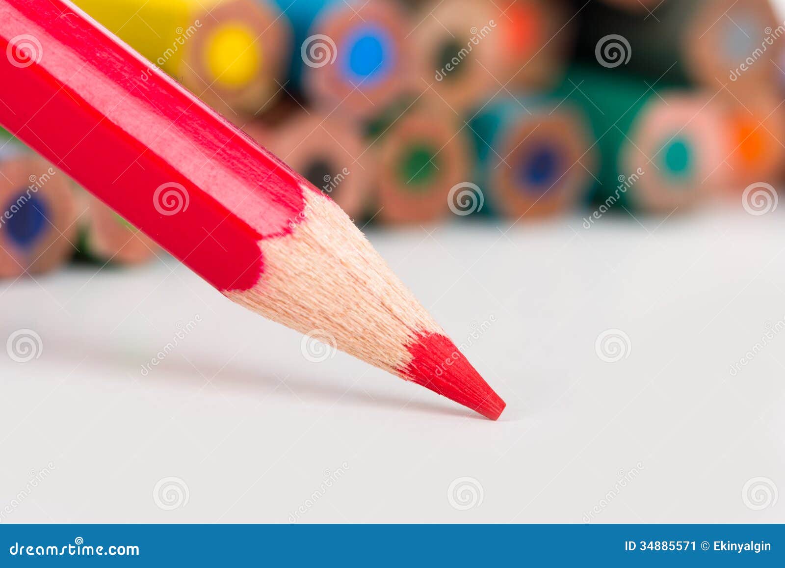 Red Pencil stock image. Image of design, detail, group - 34885571