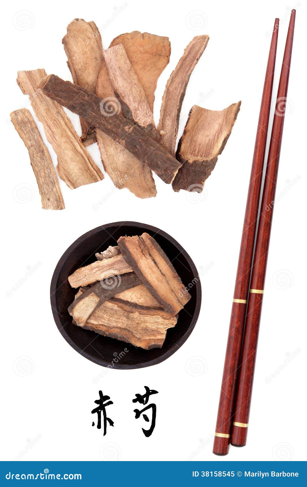 Red Peony Root stock image. Image of asian, medicinal - 38158545
