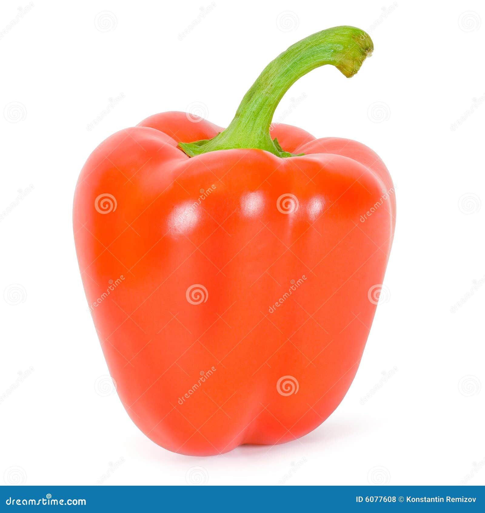 Red pepper stock photo. Image of single, pepper, sweet - 6077608