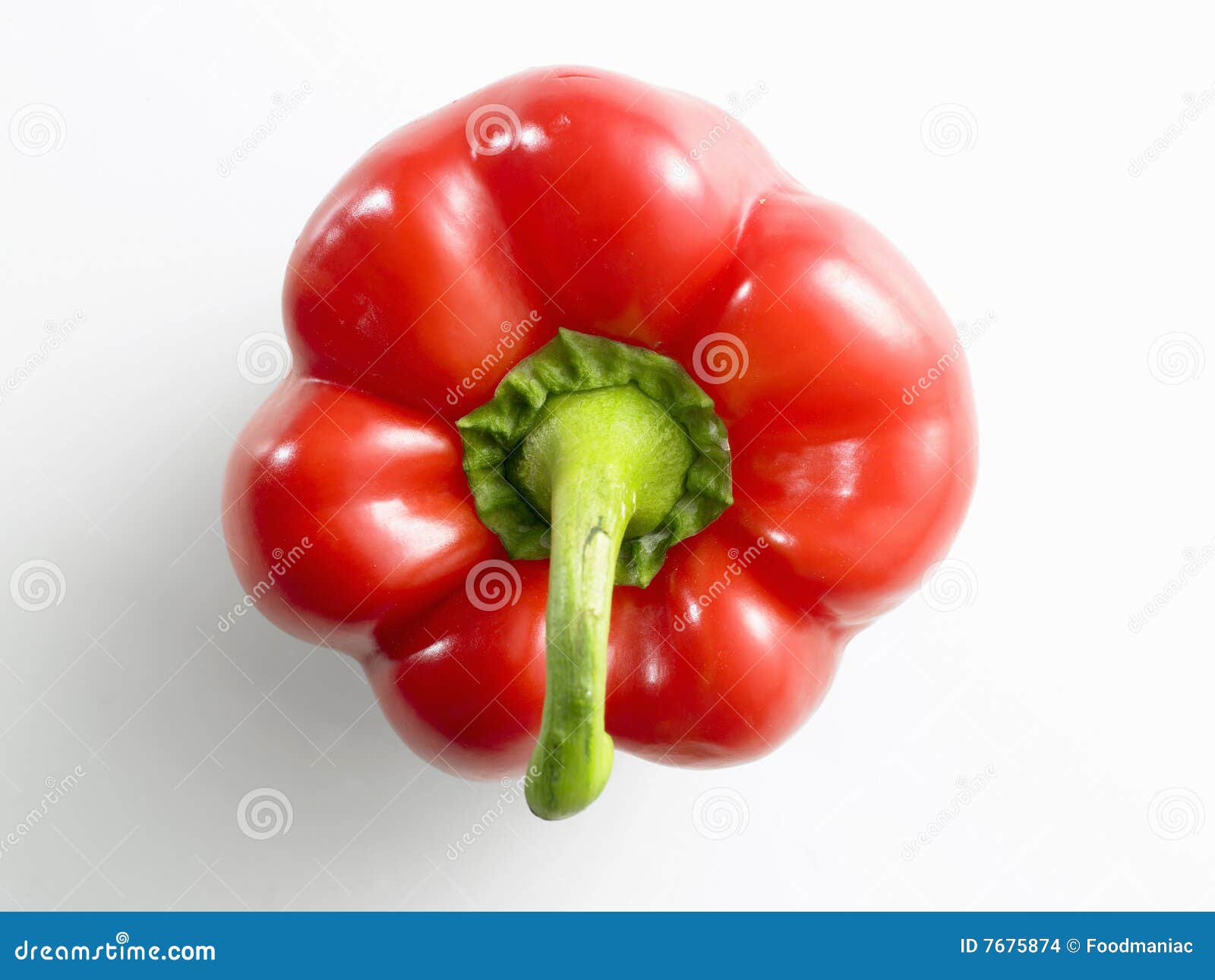 Red pepper stock photo. Image of individual, freestanding - 7675874