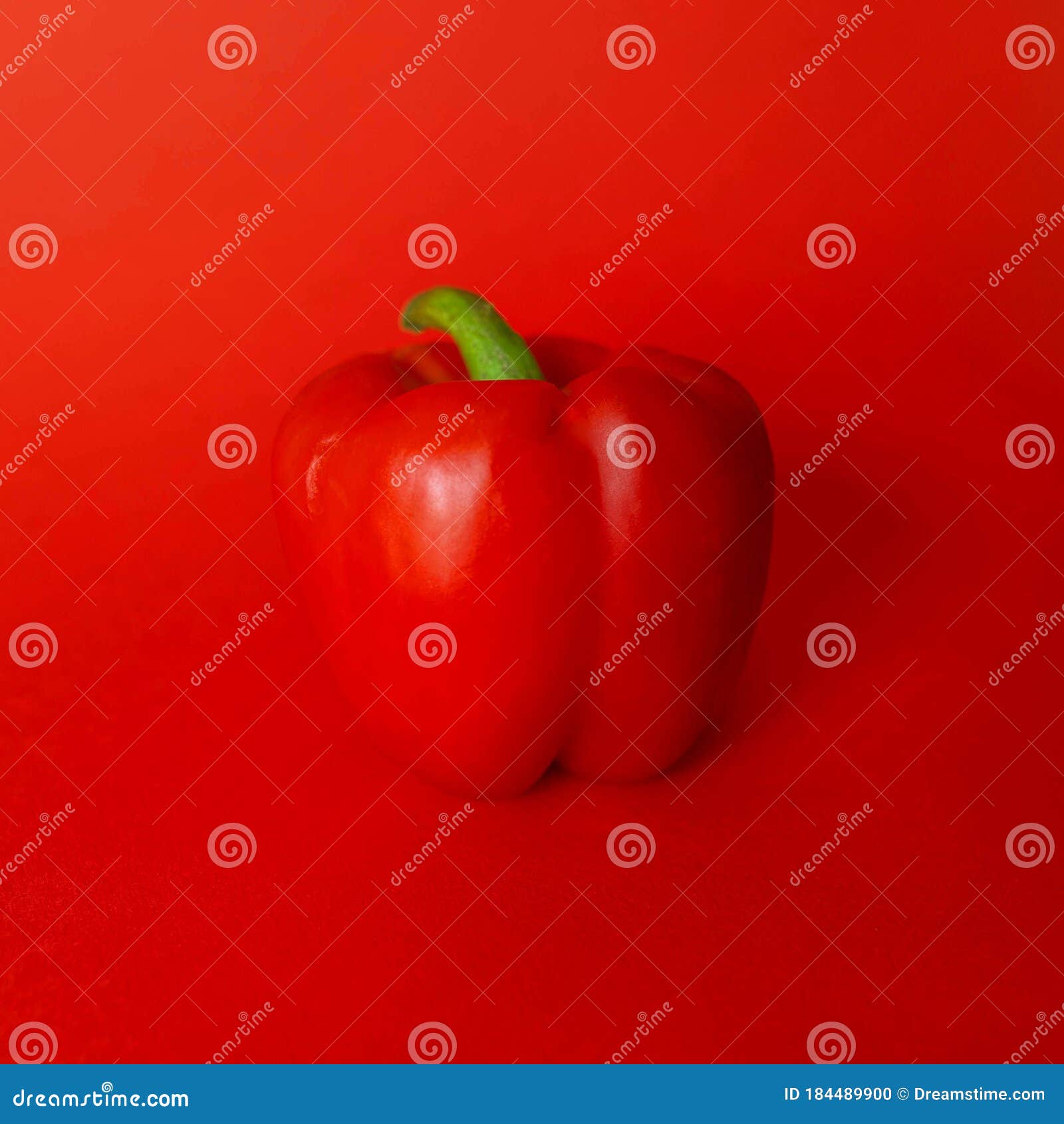 Red Pepper in Red Background Stock Photo - Image of freshness, plant ...