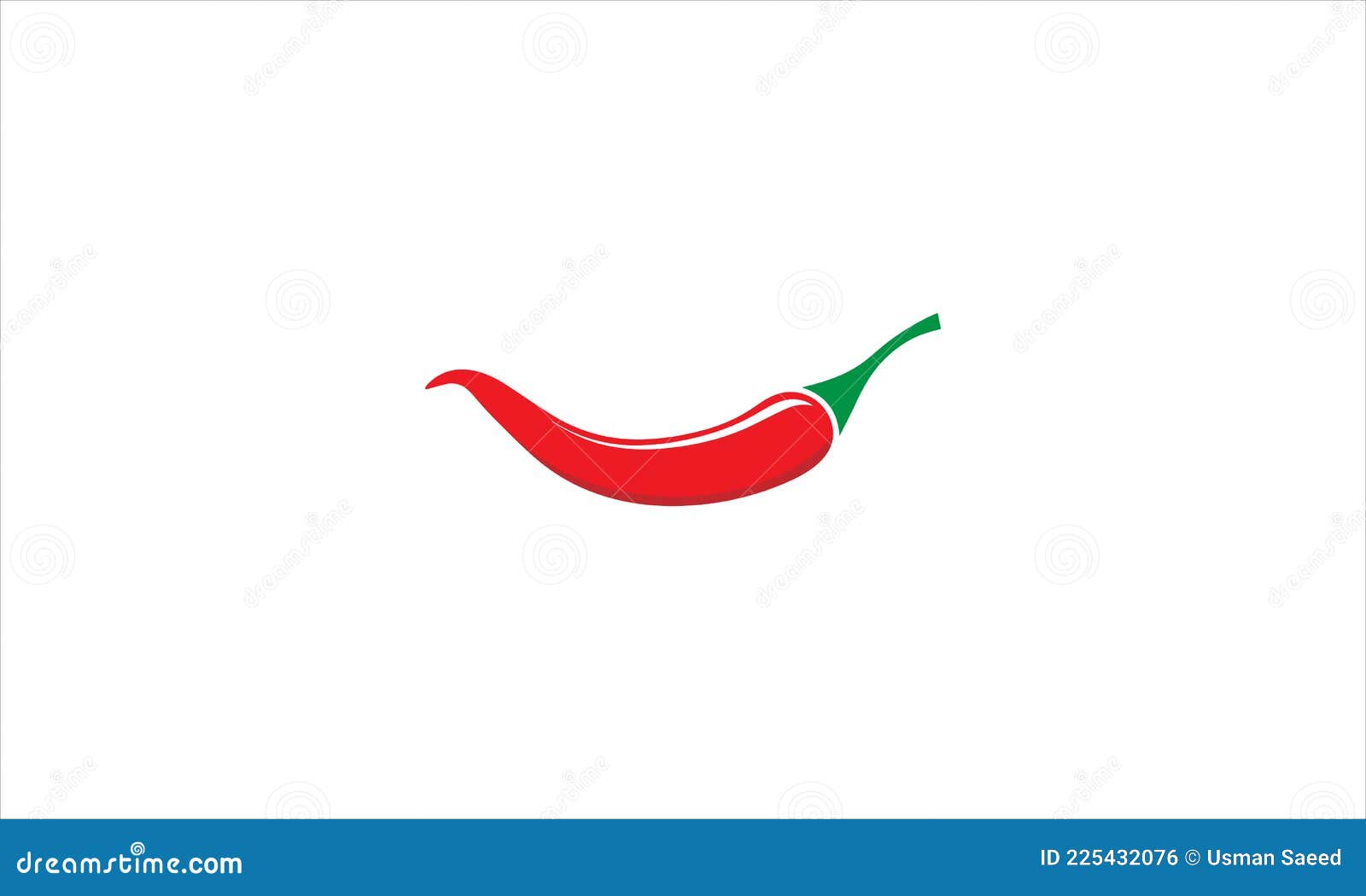 Red Pepper Chilli Icon Logo Design Illustration Template Stock Vector ...