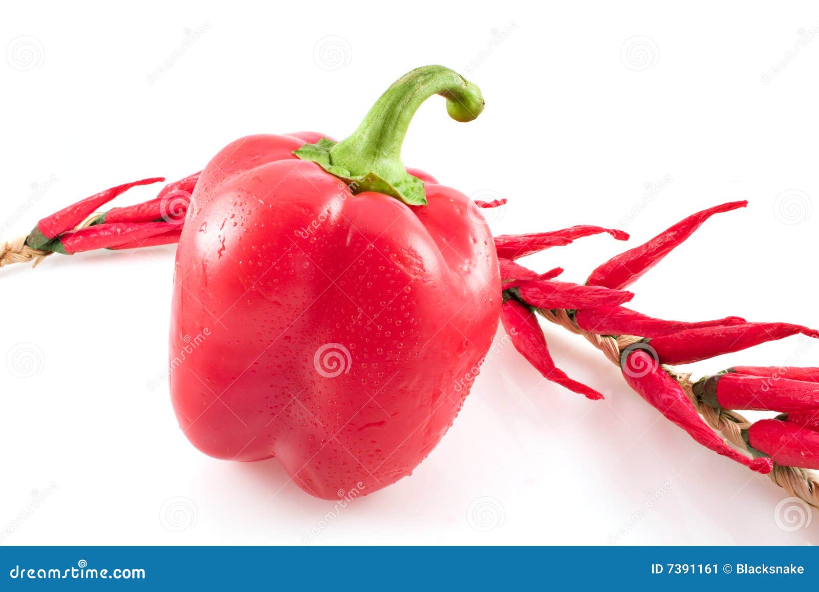 Red Pepper Hot and Chilly Fresh Vegetable Stock Image - Image of bowl ...