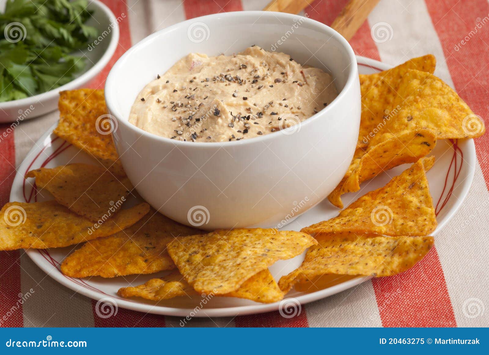 Red pepper houmous stock image. Image of crackers, fresh - 20463275