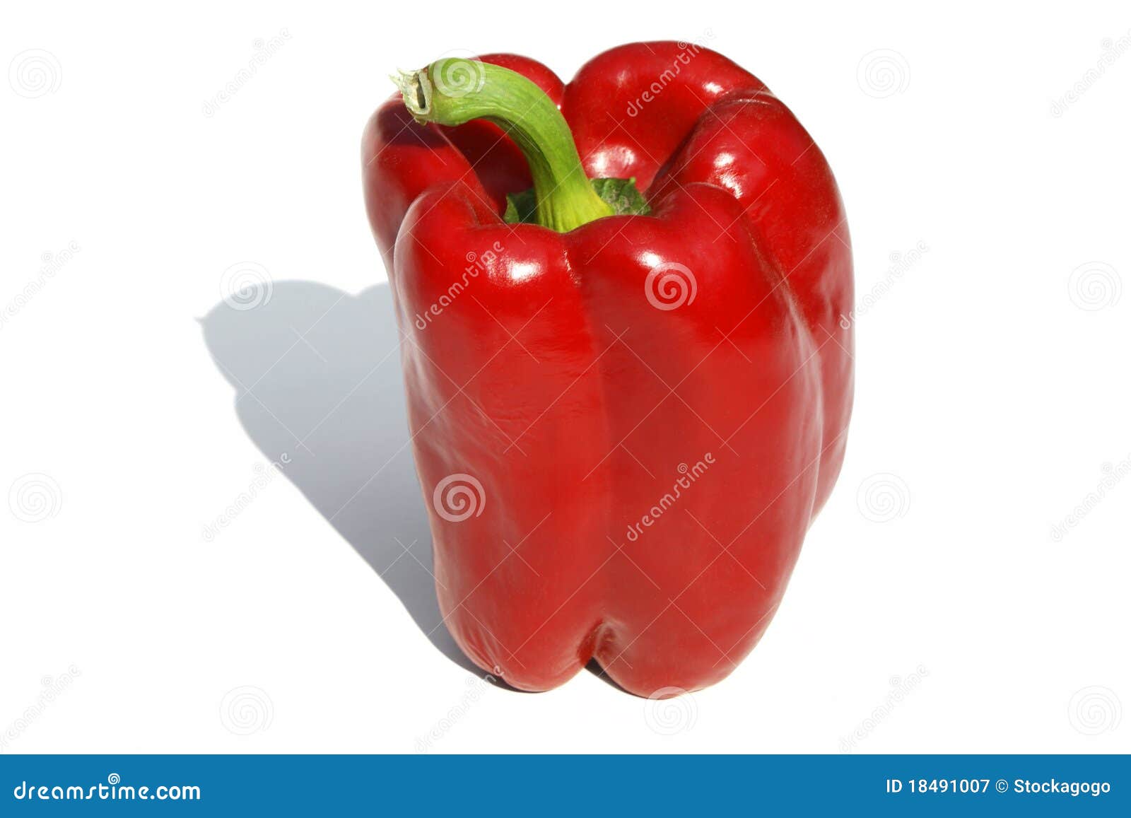 Red Pepper Isolated with Path Stock Image - Image of isolated ...