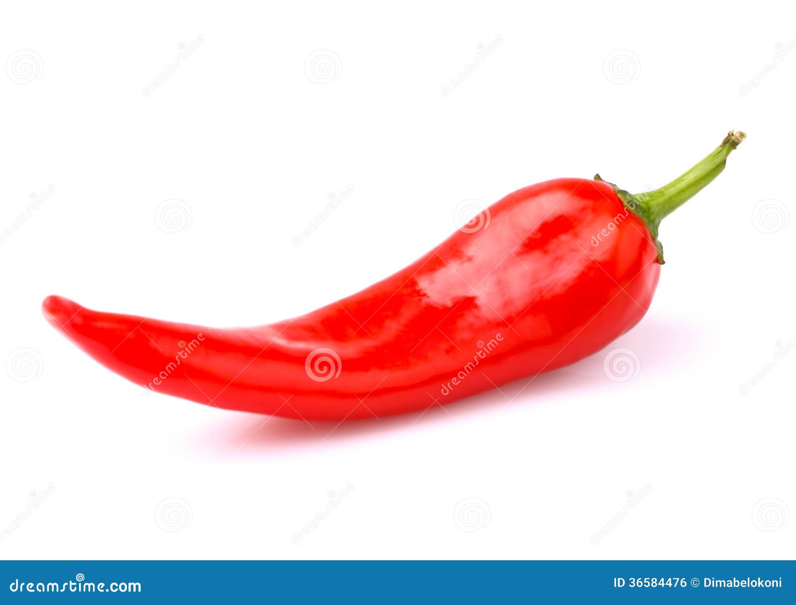 Red pepper isolated. stock photo. Image of ripe, pepper - 36584476