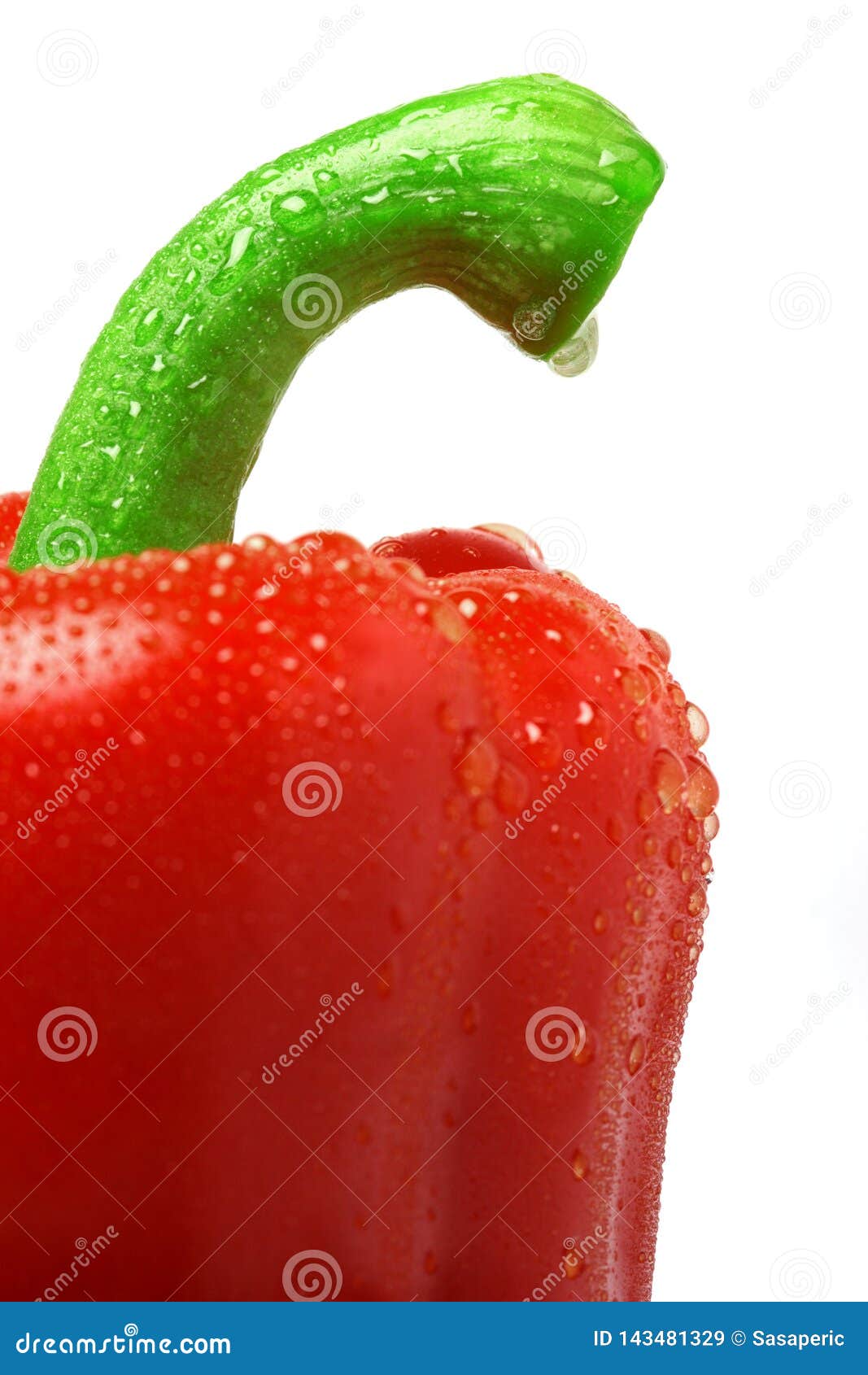 Red Pepper Paprika, Isolated, Macro, Shallow Depth of Field Stock Image ...