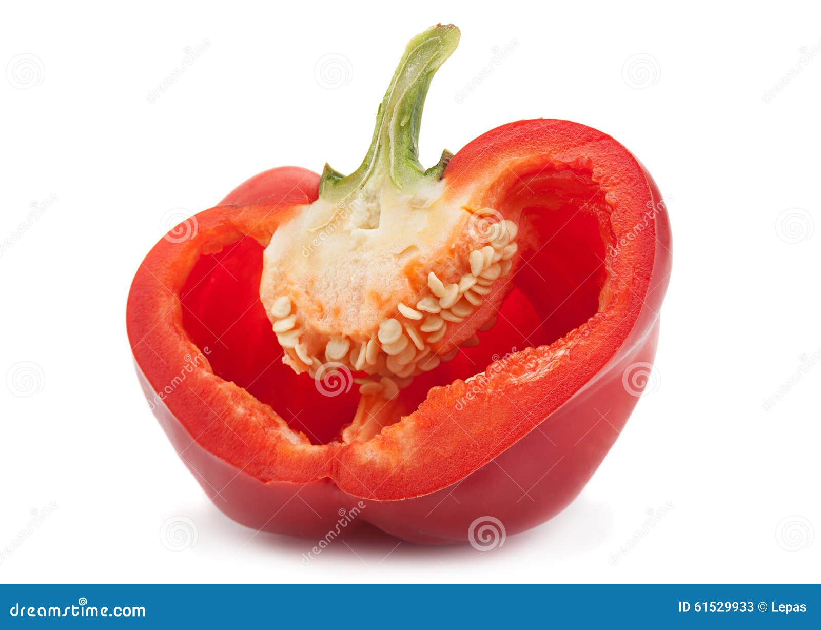 Red pepper part stock image. Image of food, colors, cutout - 61529933