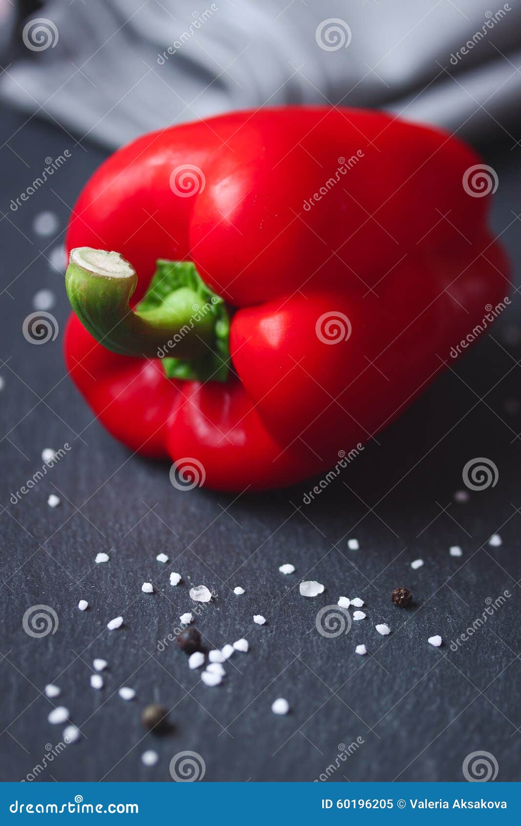 Red Pepper with Salt and Pepper Stock Image - Image of arrangement ...