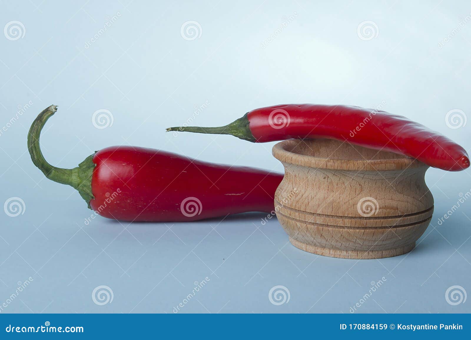 Red pepper and salt shaker stock image. Image of paprika - 170884159