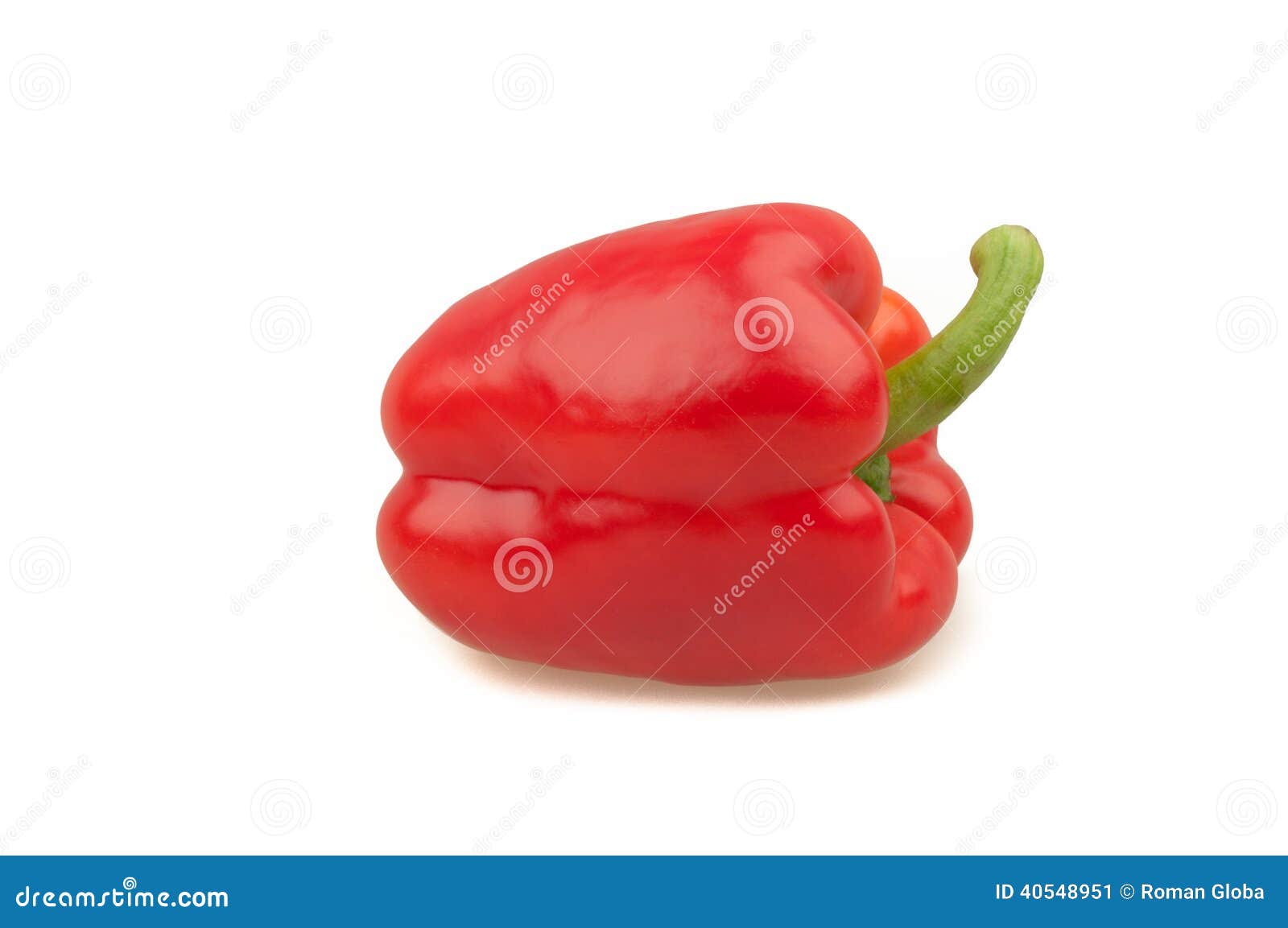 Red pepper single stock image. Image of stern, bulgarian - 40548951