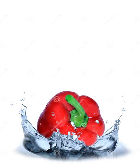 Red pepper splash stock image. Image of drink, fruit - 16368837