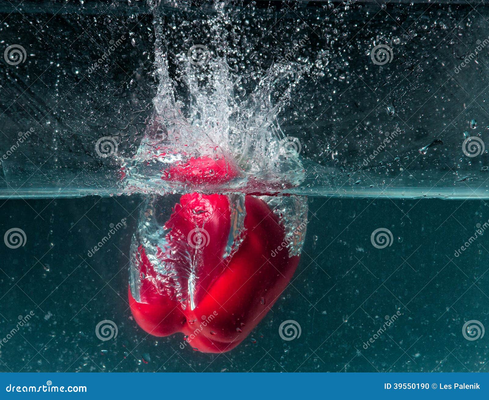 Red pepper splash stock photo. Image of aqua, impact - 39550190