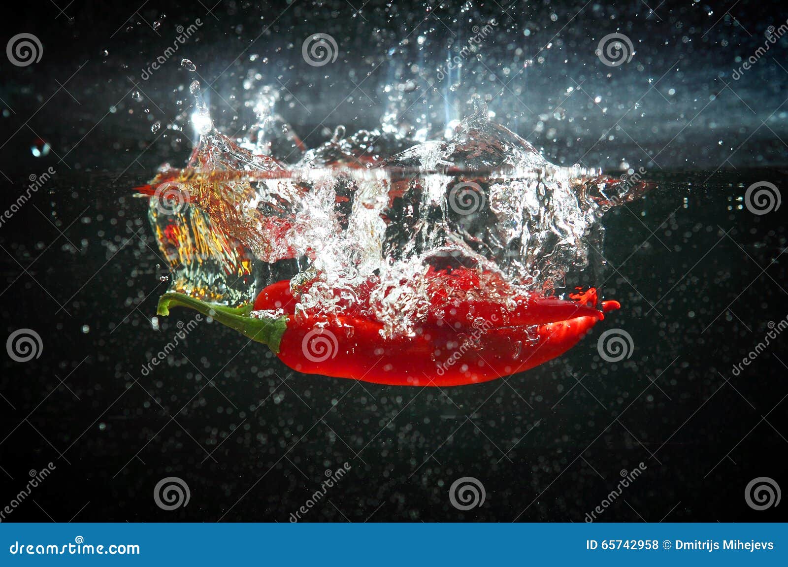 Red pepper splash stock photo. Image of gray, color, citrus - 65742958