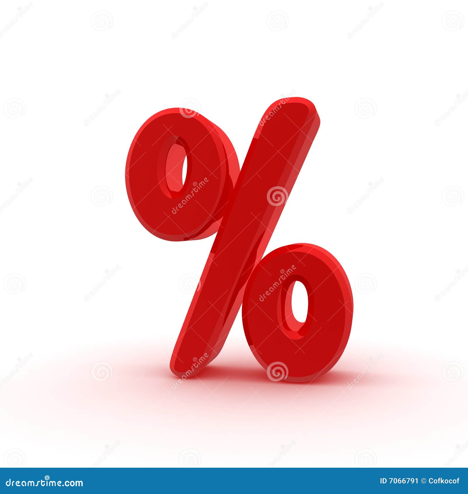 Red Percent Sign Royalty-Free Stock Photo | CartoonDealer.com #7066791
