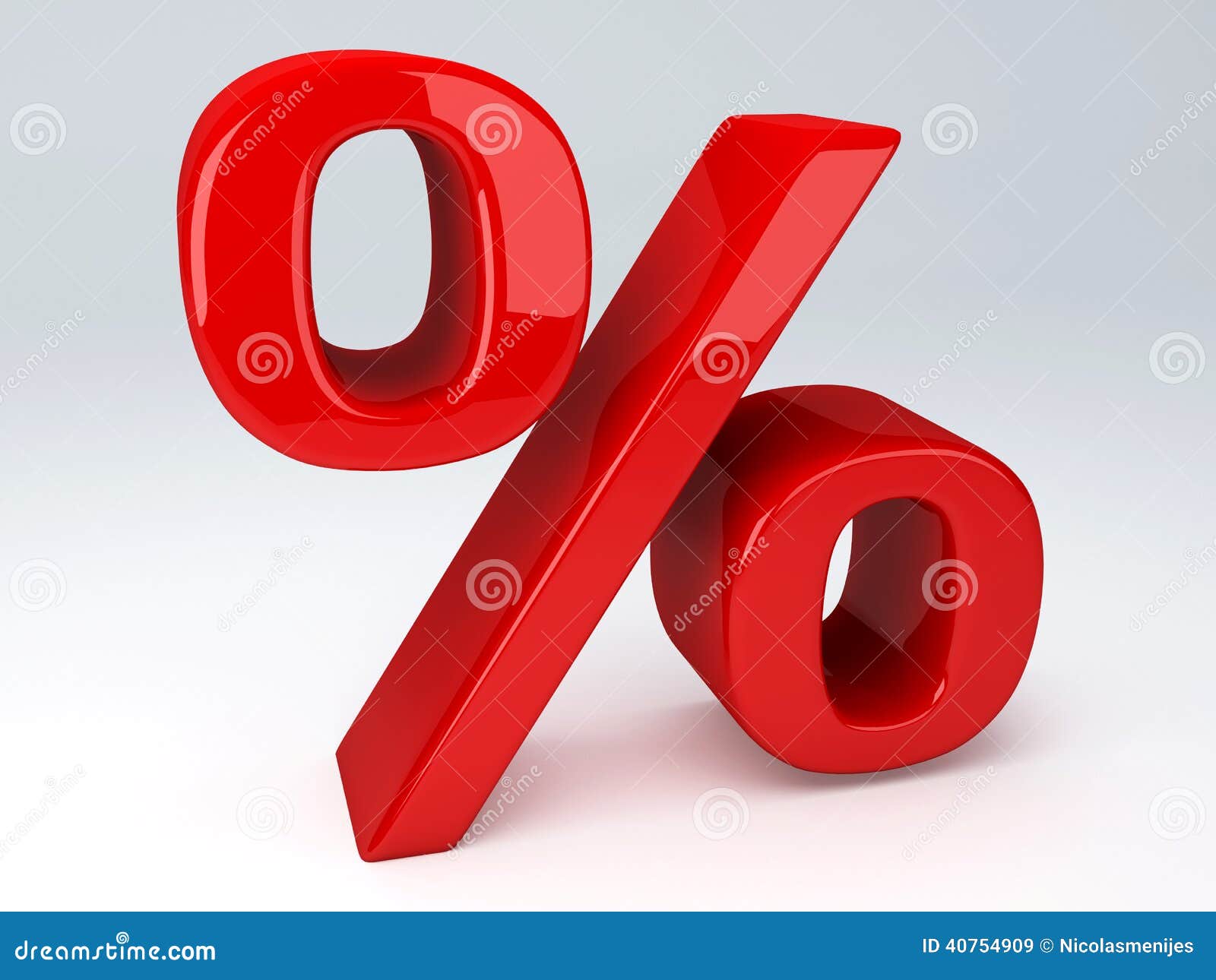 Red percent sign stock illustration. Illustration of calculation - 40754909