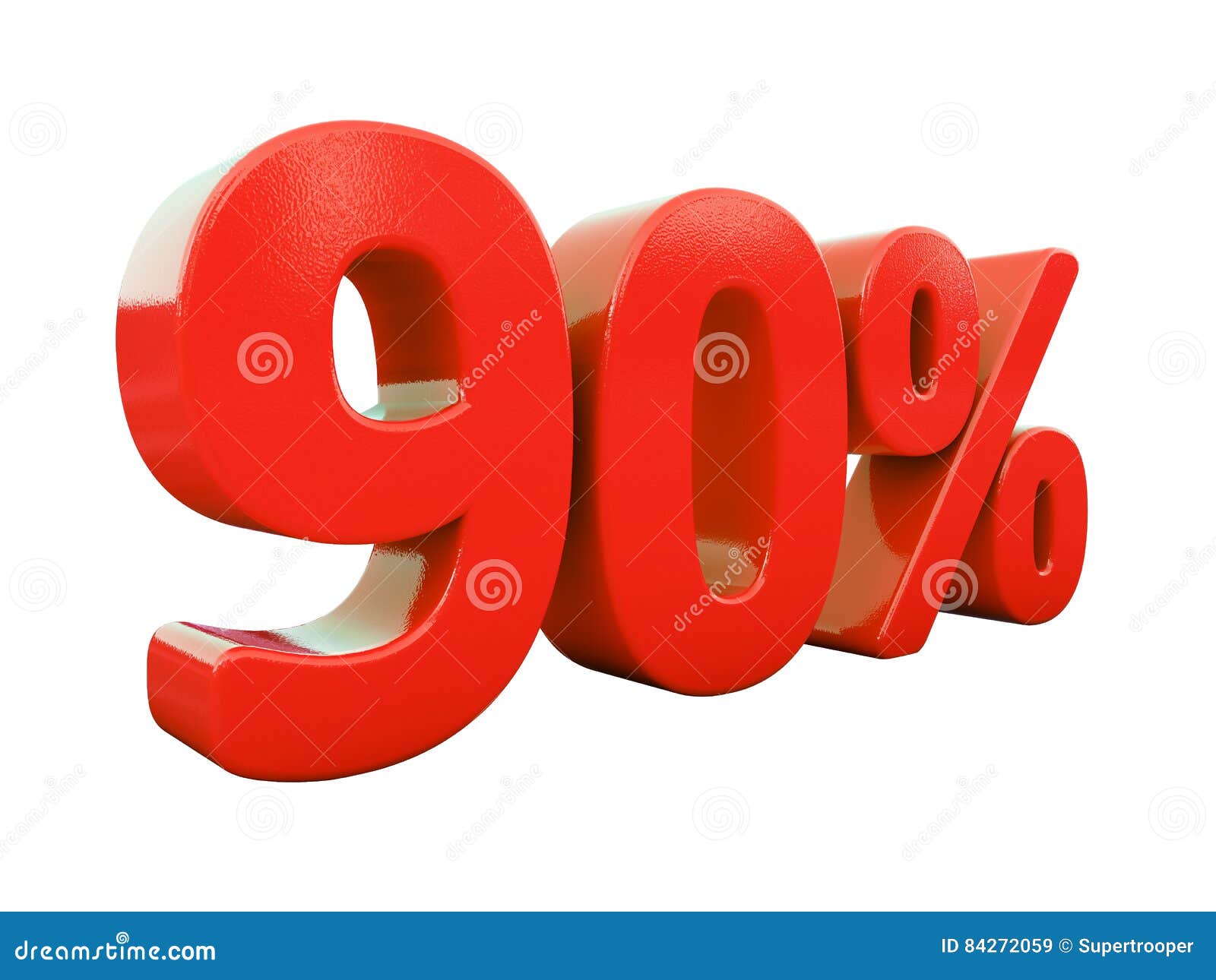 90 Red Percent Sign Isolated Stock Illustration - Illustration of offer ...