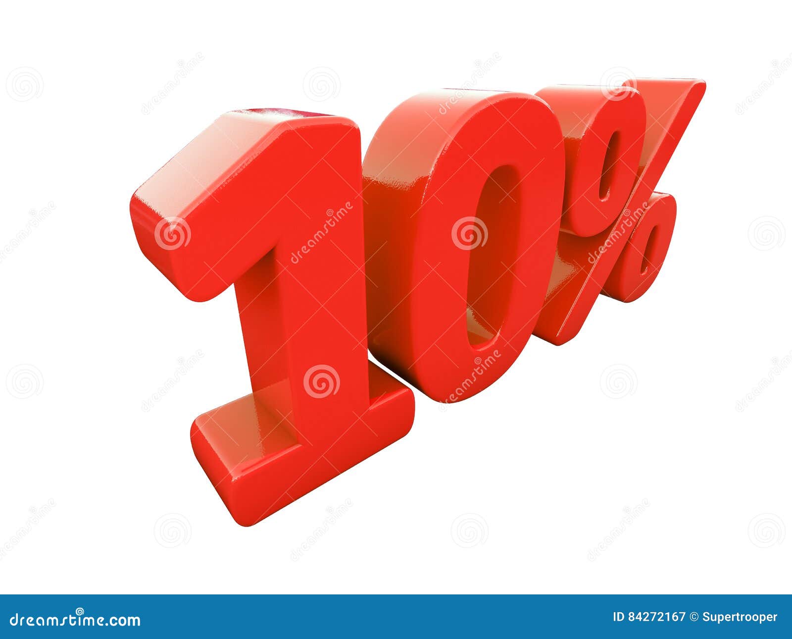 10 Red Percent Sign Isolated Stock Illustration - Illustration of badge ...