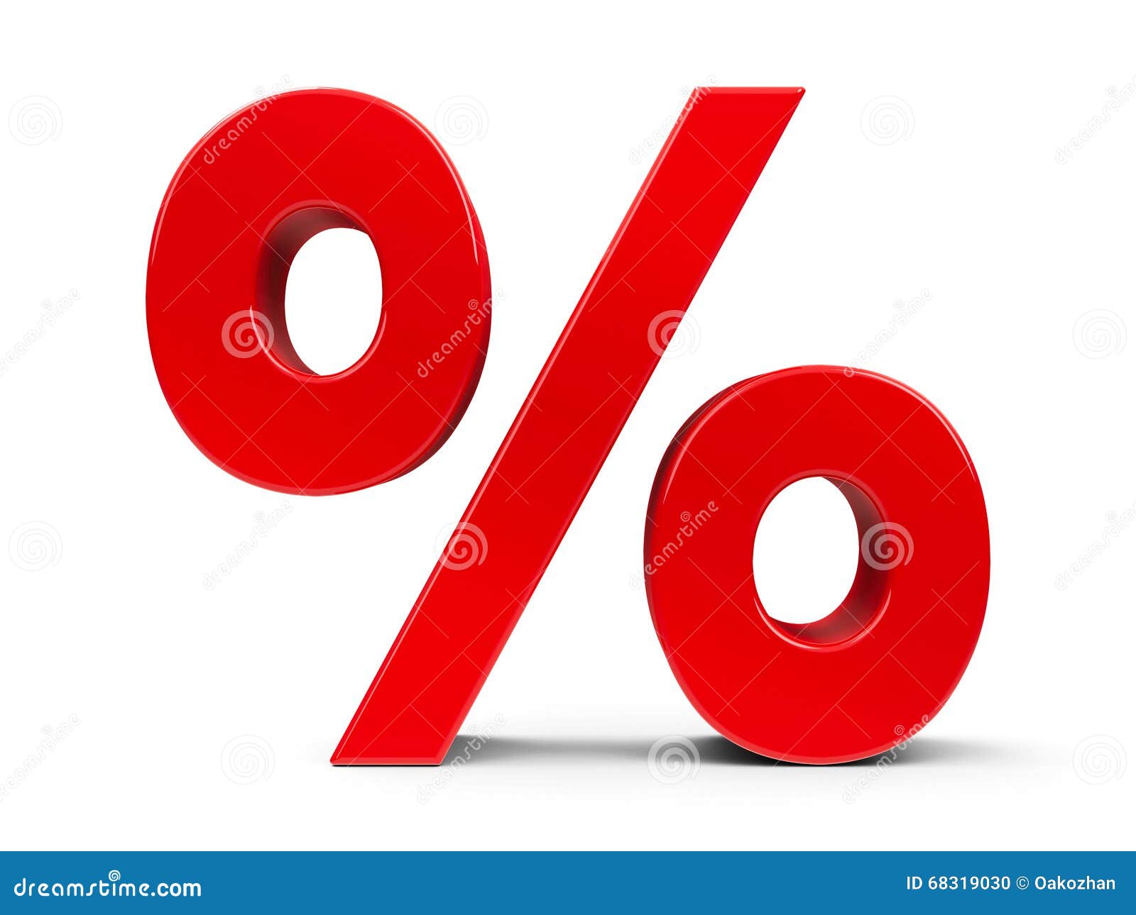 Red Percent #4 stock illustration. Illustration of bank - 68319030