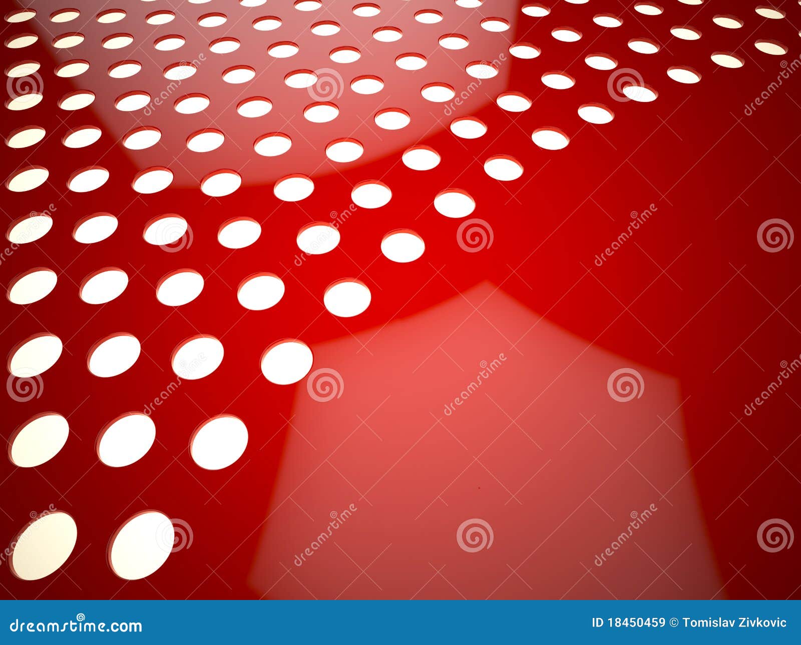 Red perforated surface stock illustration. Illustration of grille ...