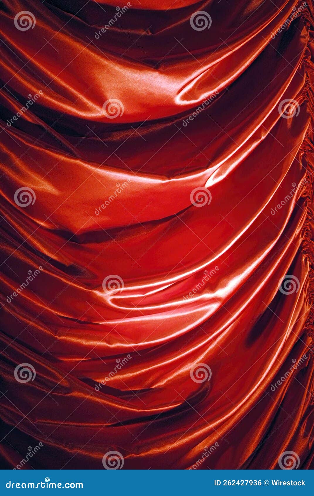 Red Performance Curtains on the Stage Stock Photo - Image of style ...