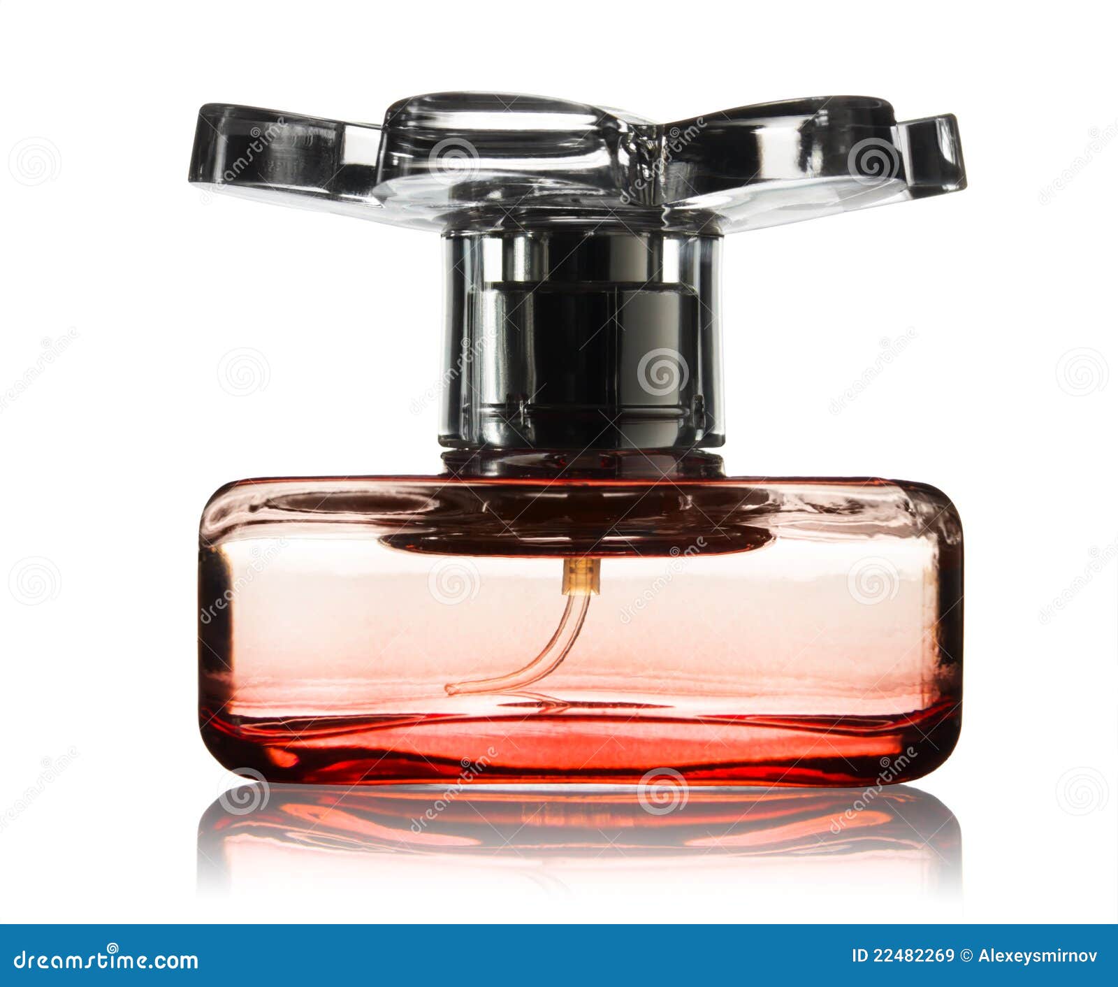 Red perfume bottle stock image. Image of fragrance, merchandise - 22482269