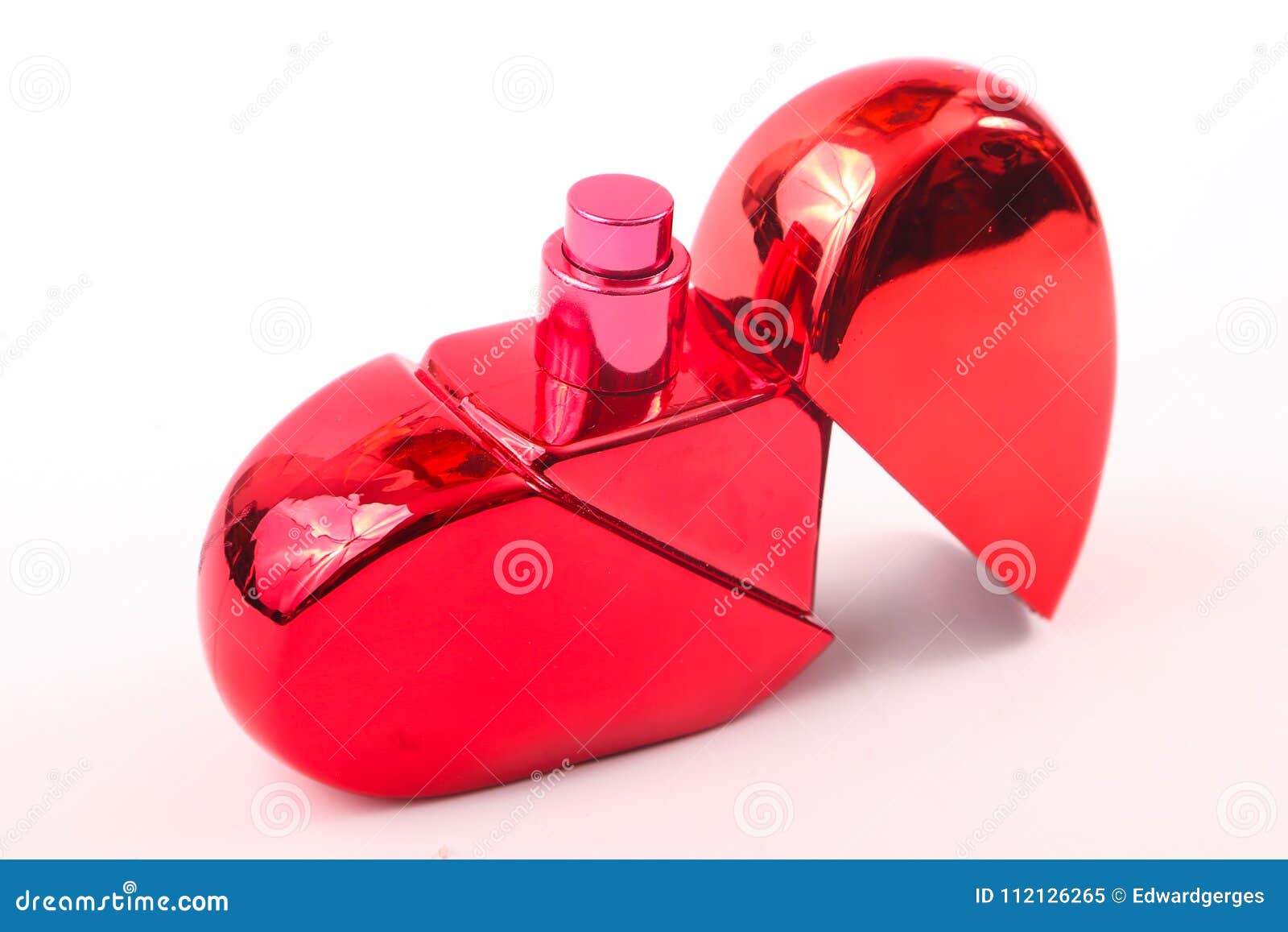 Red perfume bottle stock image. Image of bottle, backgroundn - 112126265