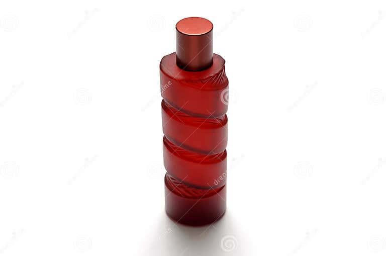 Red perfume bottle stock image. Image of aftershave, cosmetic - 47329545