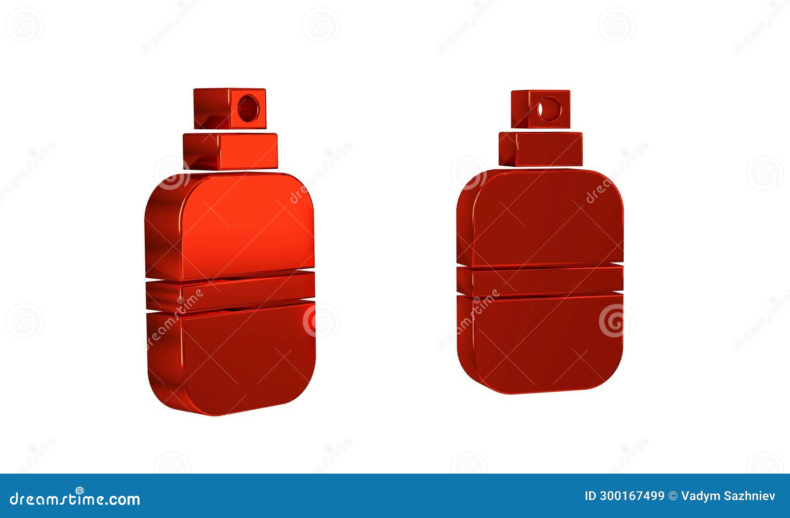 Red Perfume Icon Isolated on Transparent Background. Stock Illustration ...