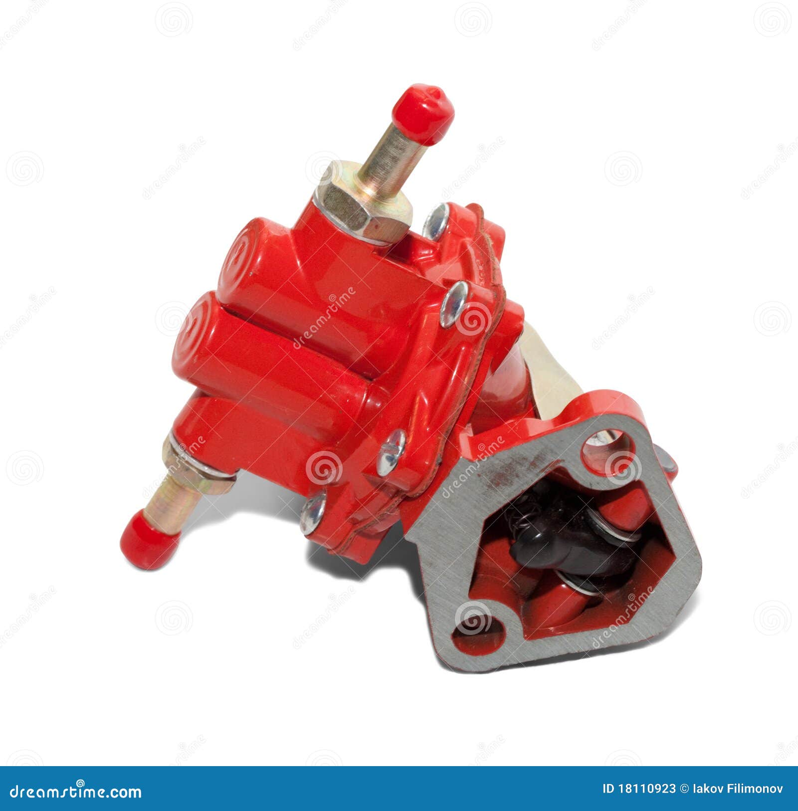 Red petrol pump stock image. Image of path, metal, vehicle - 18110923