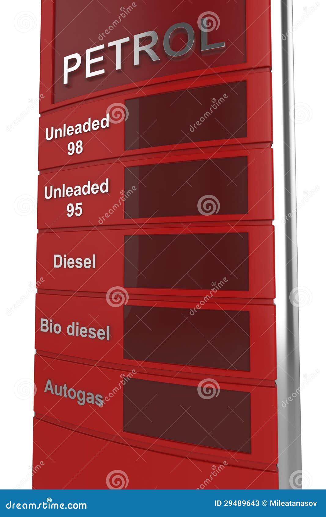 Red petrol station sign stock illustration. Illustration of fuel - 29489643