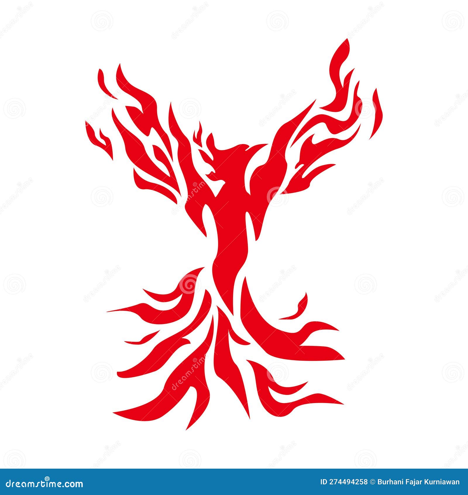Red Phoenix Silhouette Logo Design Stock Vector - Illustration of logo ... Red Phoenix Silhouette Logo Design Stock Vector - Illustration of logo ...