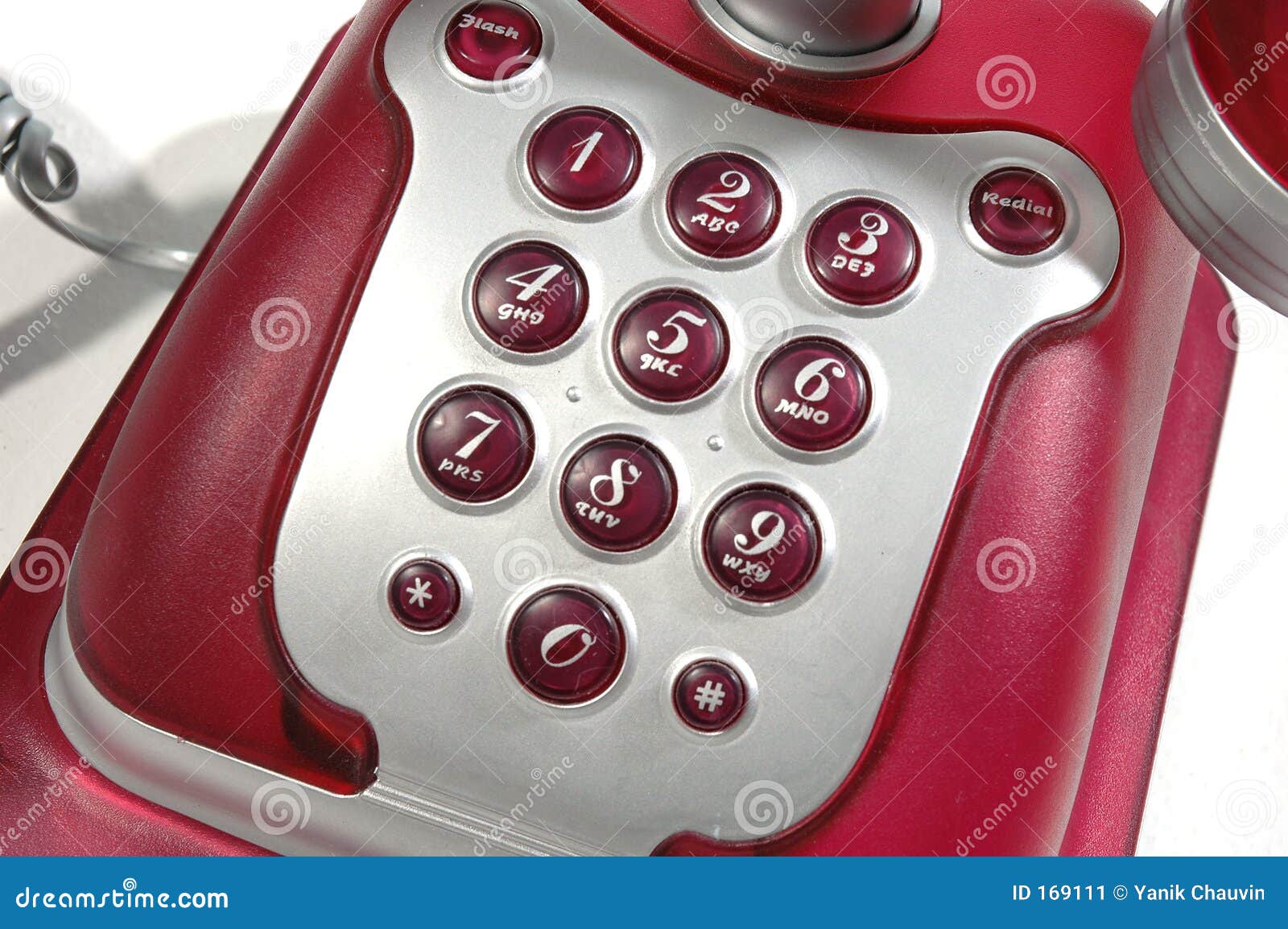Red Phone 1 stock image. Image of nine, numbers, eight - 169111