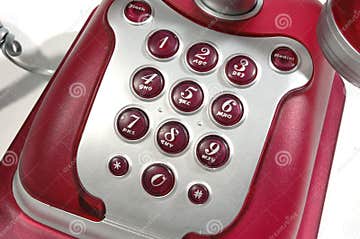 Red Phone 1 stock image. Image of nine, numbers, eight - 169111