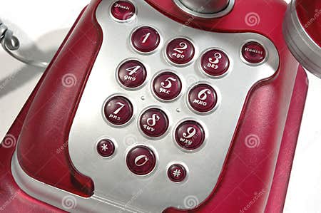 Red Phone 1 stock image. Image of nine, numbers, eight - 169111