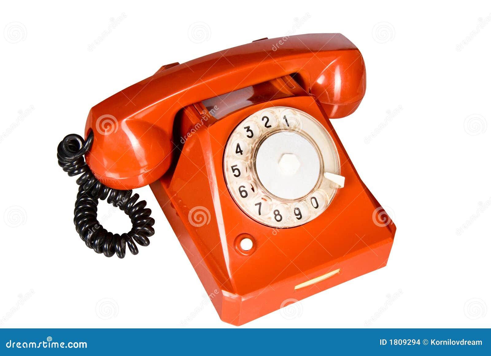 Red phone stock photo. Image of busy, engaged, handset - 1809294