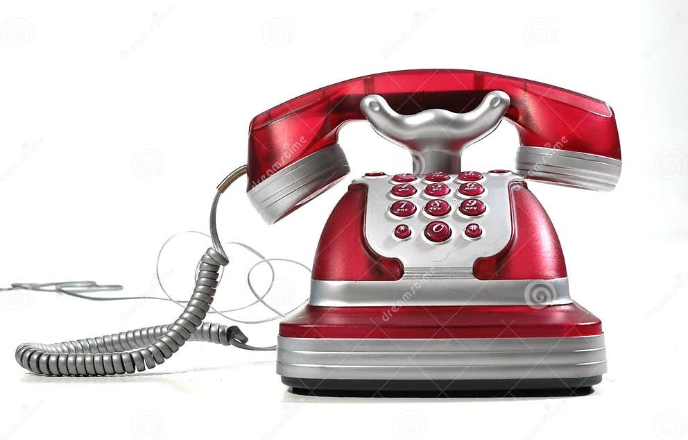 Red Phone 3 stock photo. Image of bell, white, ring, alexander - 169108