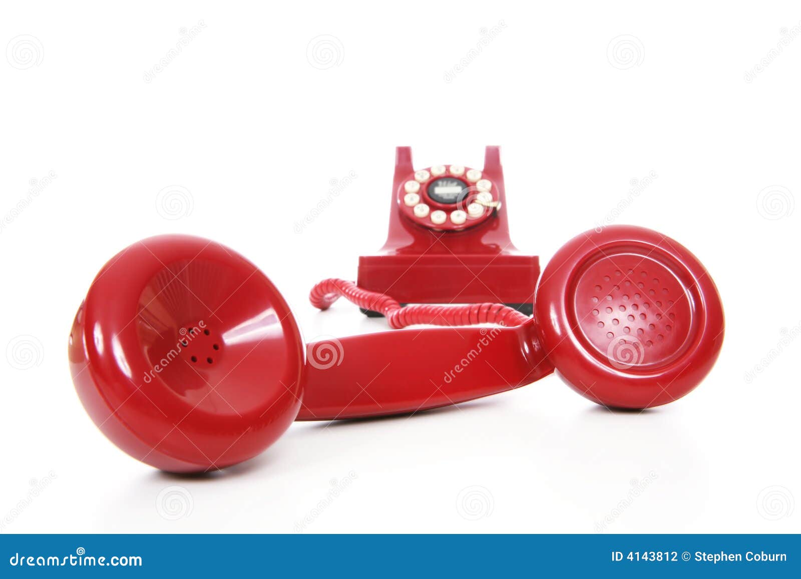 Red Phone stock photo. Image of company, microphone, operate - 4143812