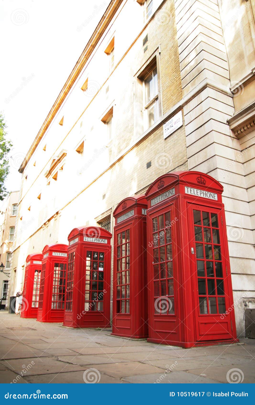 Red phone booths stock image. Image of international - 10519617