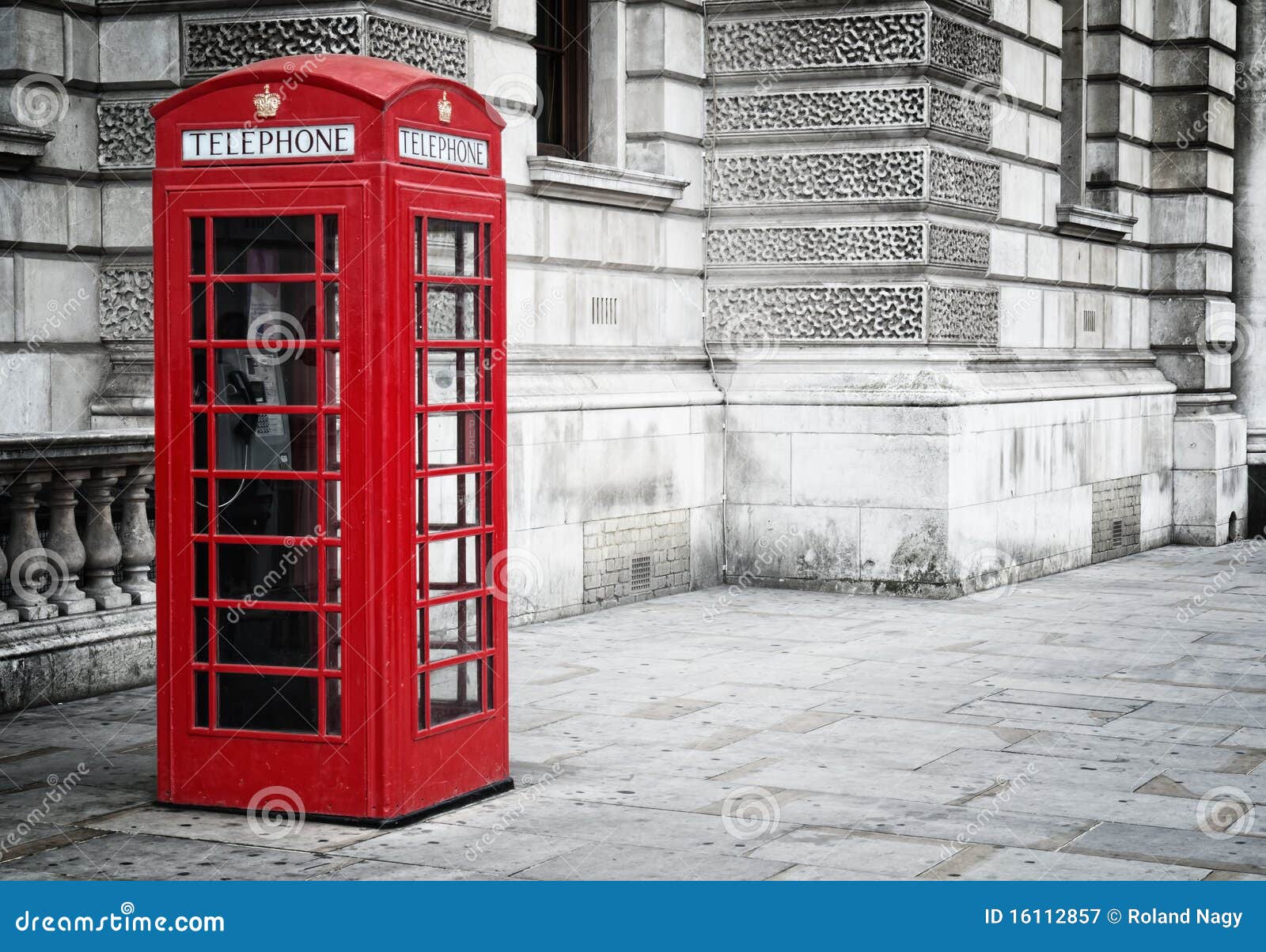 Red Phone Box stock image. Image of exterior, telephone - 16112857