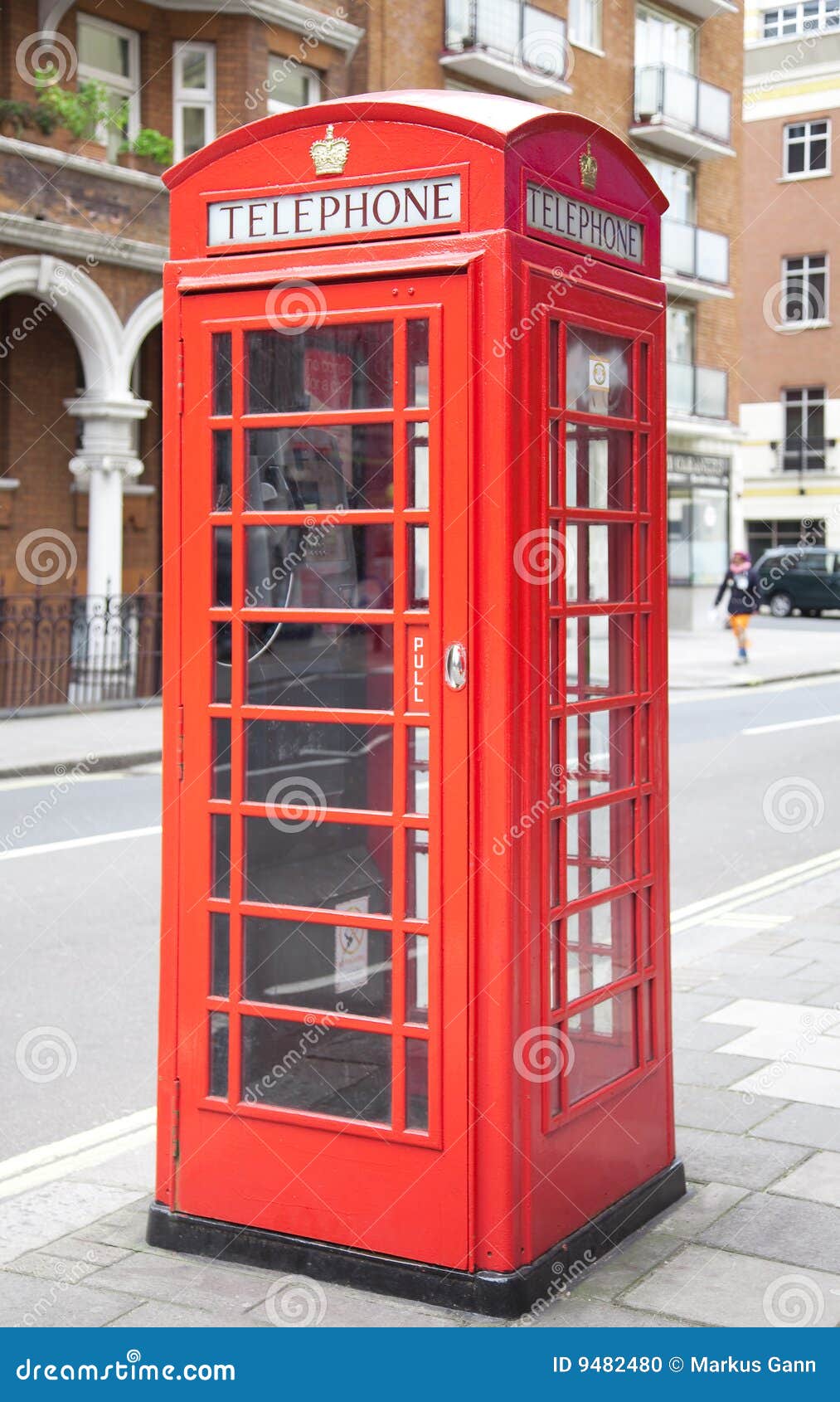 Red phone box stock photo. Image of computer, british - 9482480
