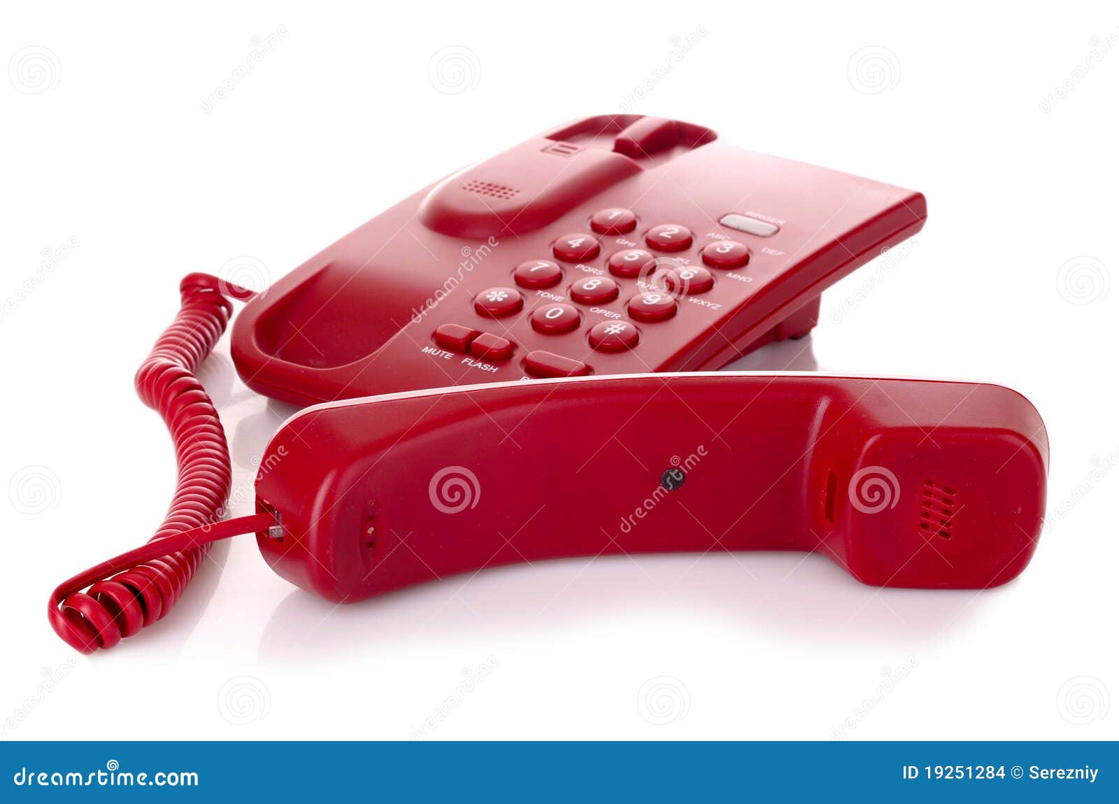 Red phone isolated stock photo. Image of close, phone - 19251284