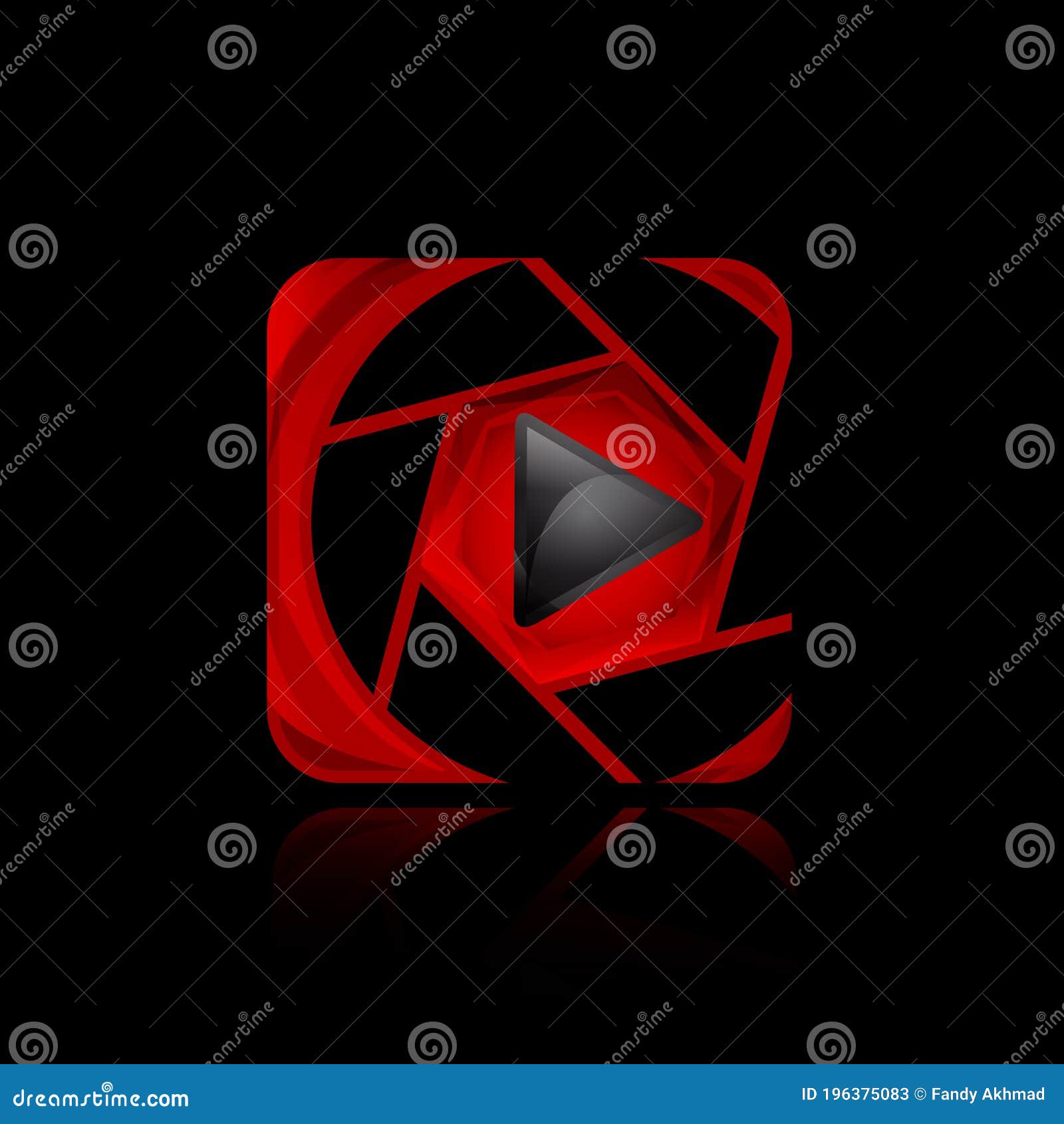 Red Photography Logo Design Vector Illustrations Stock Vector ...
