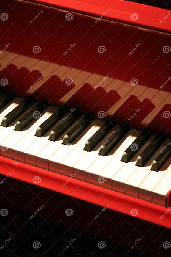 Red piano stock image. Image of pianist, dark, classic - 1368217