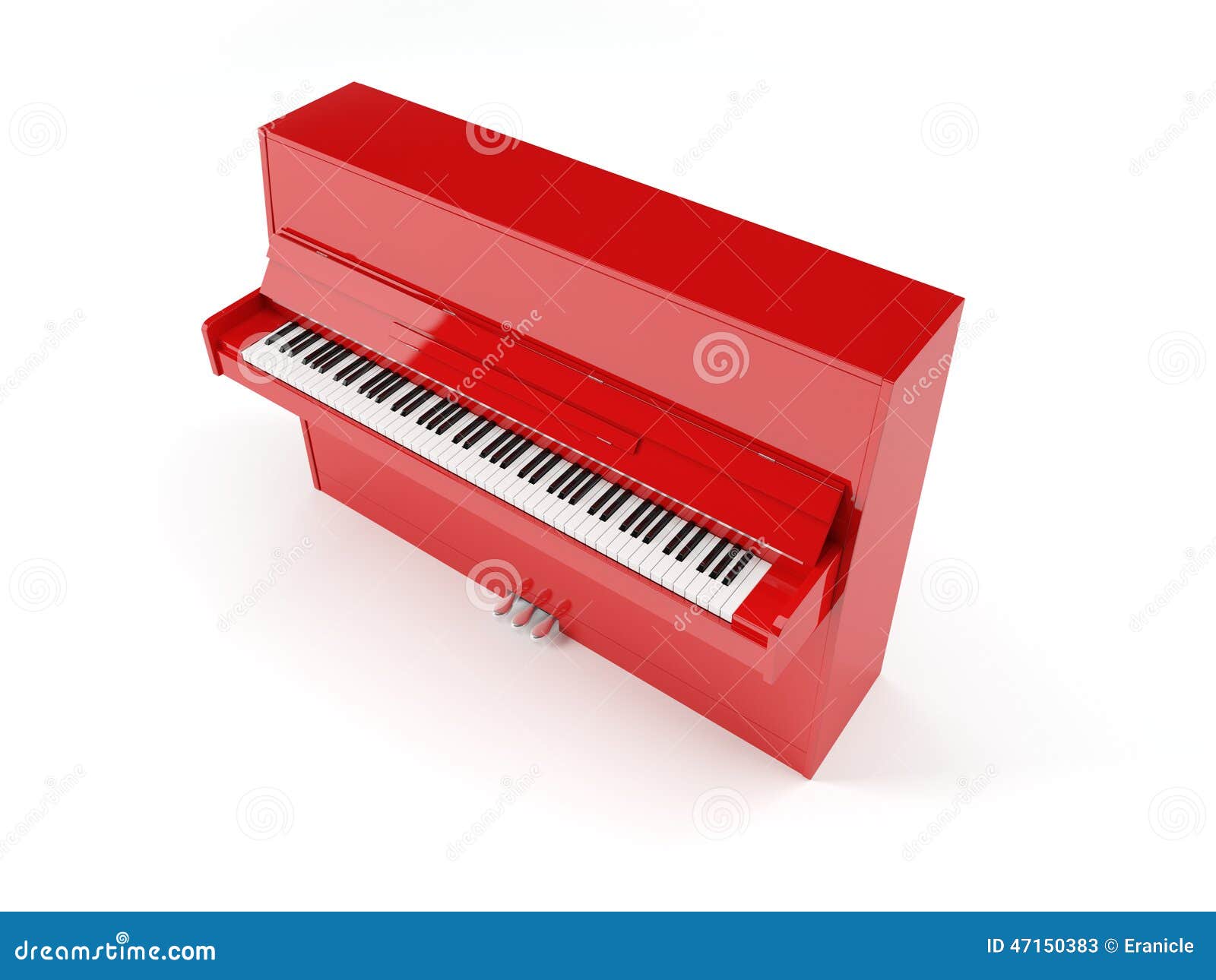 Red piano stock illustration. Illustration of studio - 47150383